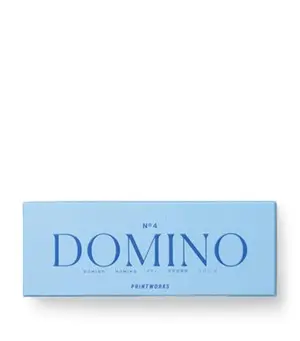 PRINTWORKS Classic Dominoes Set - Blue