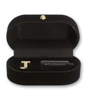 MOLESKINE Plated J Notebook Charm - Gold