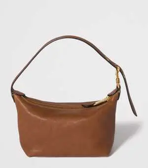 Miu Miu Nappa Leather Pouch - Brown