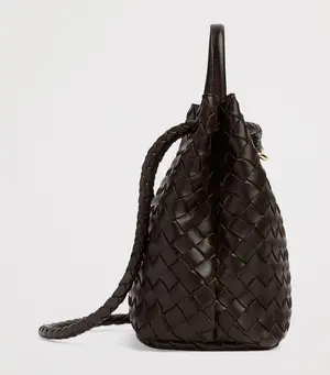 Bottega Veneta Leather Andiamo Top-handle Bag - Grey