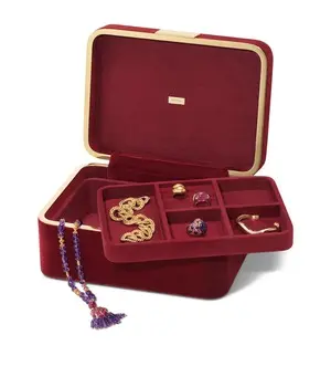 Aerin Velvet Beauvais Jewellery Box