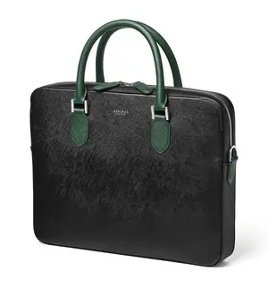 ASPINAL OF LONDON Slim Leather Briefcase