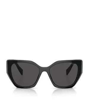 Prada Geometric Sunglasses - Black