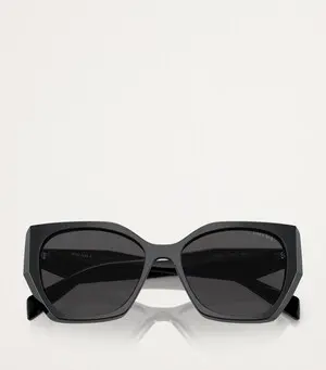 Prada Geometric Sunglasses - Black