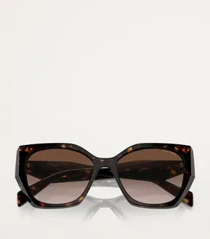 Prada Acetate Sunglasses - Brown