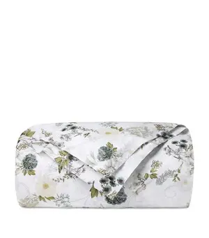 SFERRA Cotton Percale Incanto King Duvet Cover - Grey