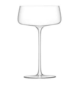 LSA INTERNATIONAL Set Of 4 Metropolitan Champagne Saucers - Clear
