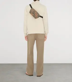 Burberry Check Belt Bag - Beige