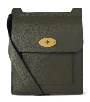 Mulberry Leather Antony Messenger Bag - Green