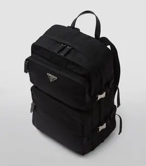 Prada Re-nylon And Leather Backpack