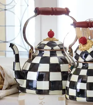 MACKENZIE-CHILDS 3 Quart Tea Kettle