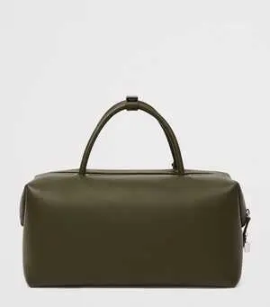 Max Mara Large Leather Boston Bag - Brown