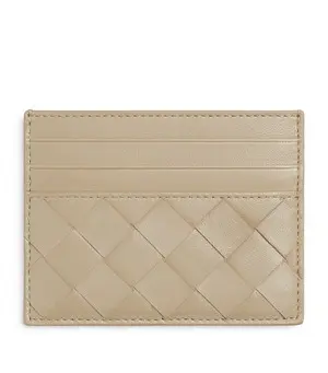 Bottega Veneta Leather Intrecciato Card Holder
