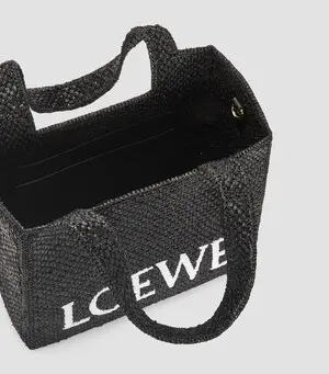 Loewe X Paula's Ibiza Medium Font Tote Bag - Black
