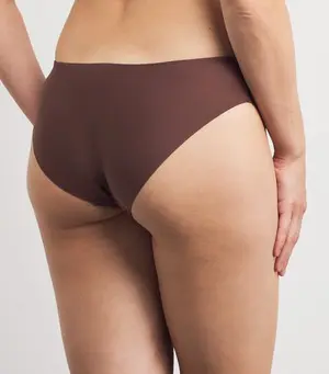 AUBADE Sheer Emotion Brazilian Briefs - Brown