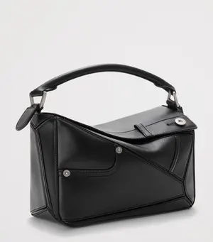 Loewe Small Puzzle Panta Top-handle Bag - Black