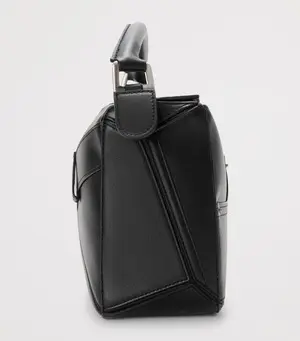Loewe Small Puzzle Panta Top-handle Bag - Black