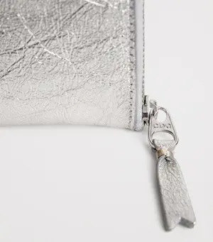 Comme Des Garçons Small Leather Half-zip Wallet