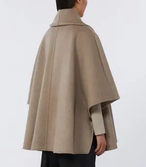 Max Mara Cashmere Scarf Cape - Brown