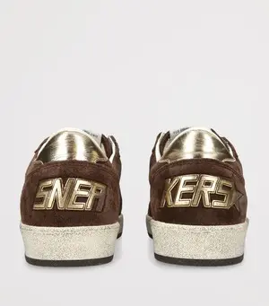 GOLDEN GOOSE Suede Ball Star Sneakers - Brown