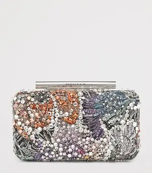 Alexander McQueen Leather T-bar Box Clutch