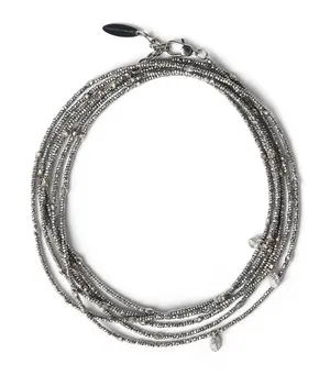 Brunello Cucinelli Wrap Bracelet - Grey