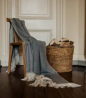 ARAMINTA CAMPBELL Alpaca-blend Woodland Inkcap Throw