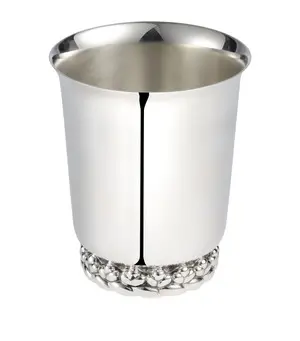 Christofle Plated Babylone Tumbler - Silver