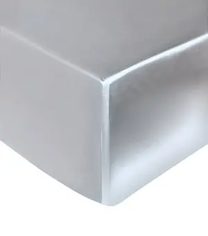 Gingerlily Silk Super King Flat Sheet - Silver
