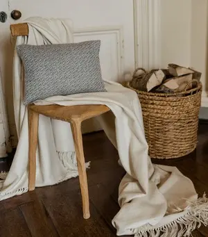 ARAMINTA CAMPBELL Alpaca-blend Fern Cushion
