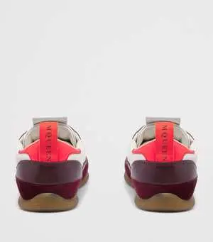 Alexander McQueen Leather Ec1 Sneakers - Brown