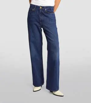 Rag & Bone Logan Mid-rise Wide-leg Jeans