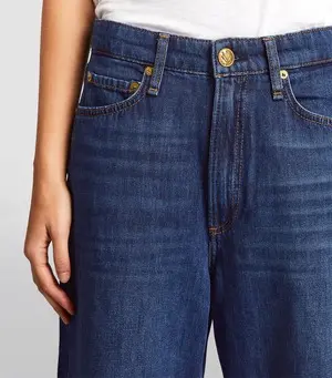 Rag & Bone Logan Mid-rise Wide-leg Jeans