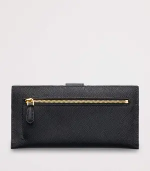 Prada Large Saffiano Leather Wallet