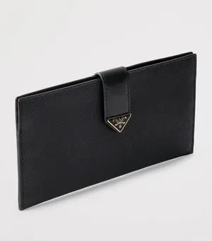 Prada Large Saffiano Leather Wallet