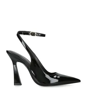 STUART WEITZMAN Patent Leather Vinnie Pumps 100
