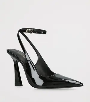STUART WEITZMAN Patent Leather Vinnie Pumps 100
