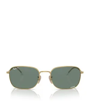 Ray-ban Metal Octagon Sunglasses - Gold