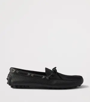 Prada Leather Driving Loafer