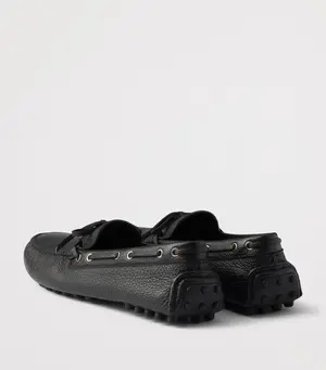 Prada Leather Driving Loafer