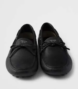 Prada Leather Driving Loafer
