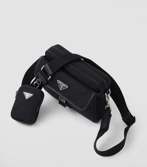 Prada Re-nylon Shoulder Bag - Black