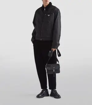 Prada Re-nylon Shoulder Bag - Black