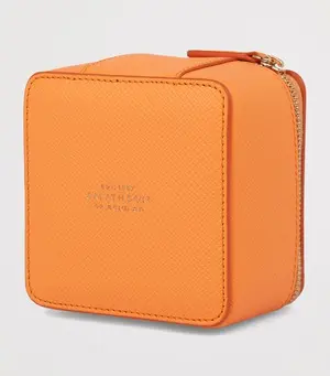 Smythson Medium Calfskin Panama Trinket Case