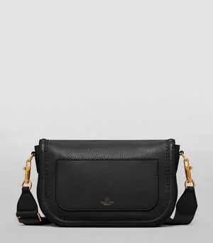 Valentino Garavani Leather Alltime Shoulder Bag