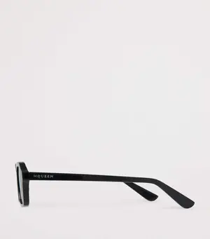 Alexander McQueen Rectangular Full Rim Sunglasses