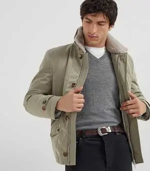 Brunello Cucinelli Cashmere V-neck Sweater - Grey