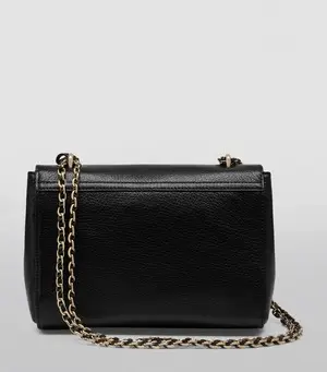 Mulberry Leather Lily Shoulder Bag - Black
