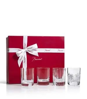 THE MARTHA, BY BACCARAT Set Of 4 Coffret 4 Elements Whisky Tumblers - Clear