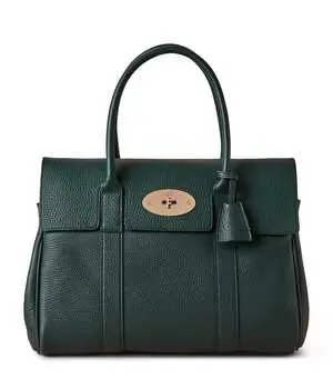 Mulberry Leather Bayswater Shoulder Bag - Green